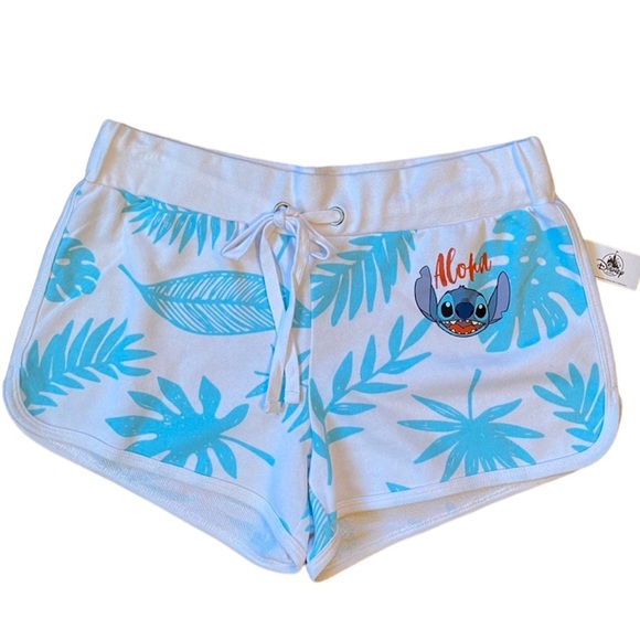 Disney | Shorts | Disney Parks Lilo Stitch Shorts Womens Large Floral ...